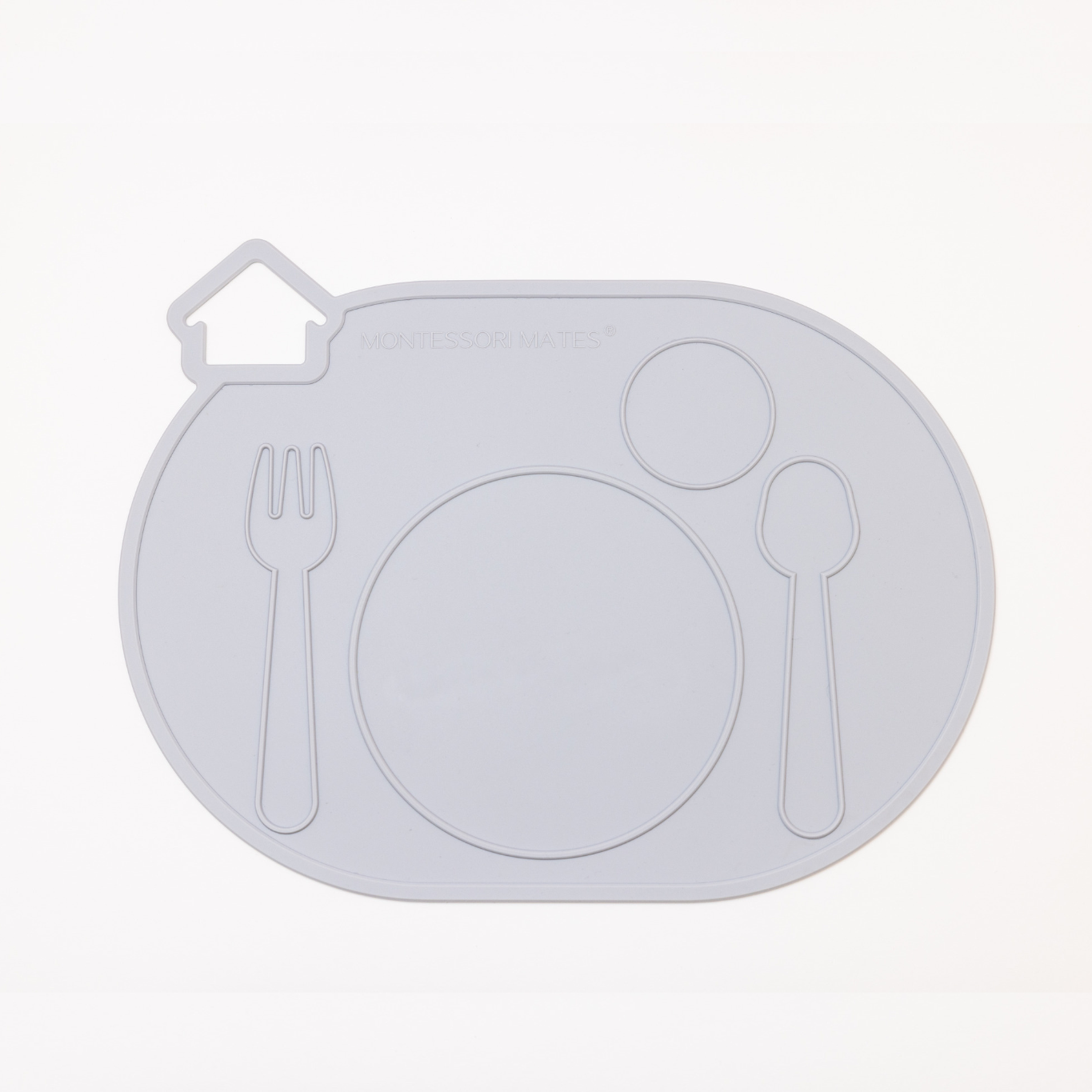 Montessori Mates® Mini Silicone Montessori Placemat - Table Setting Guide