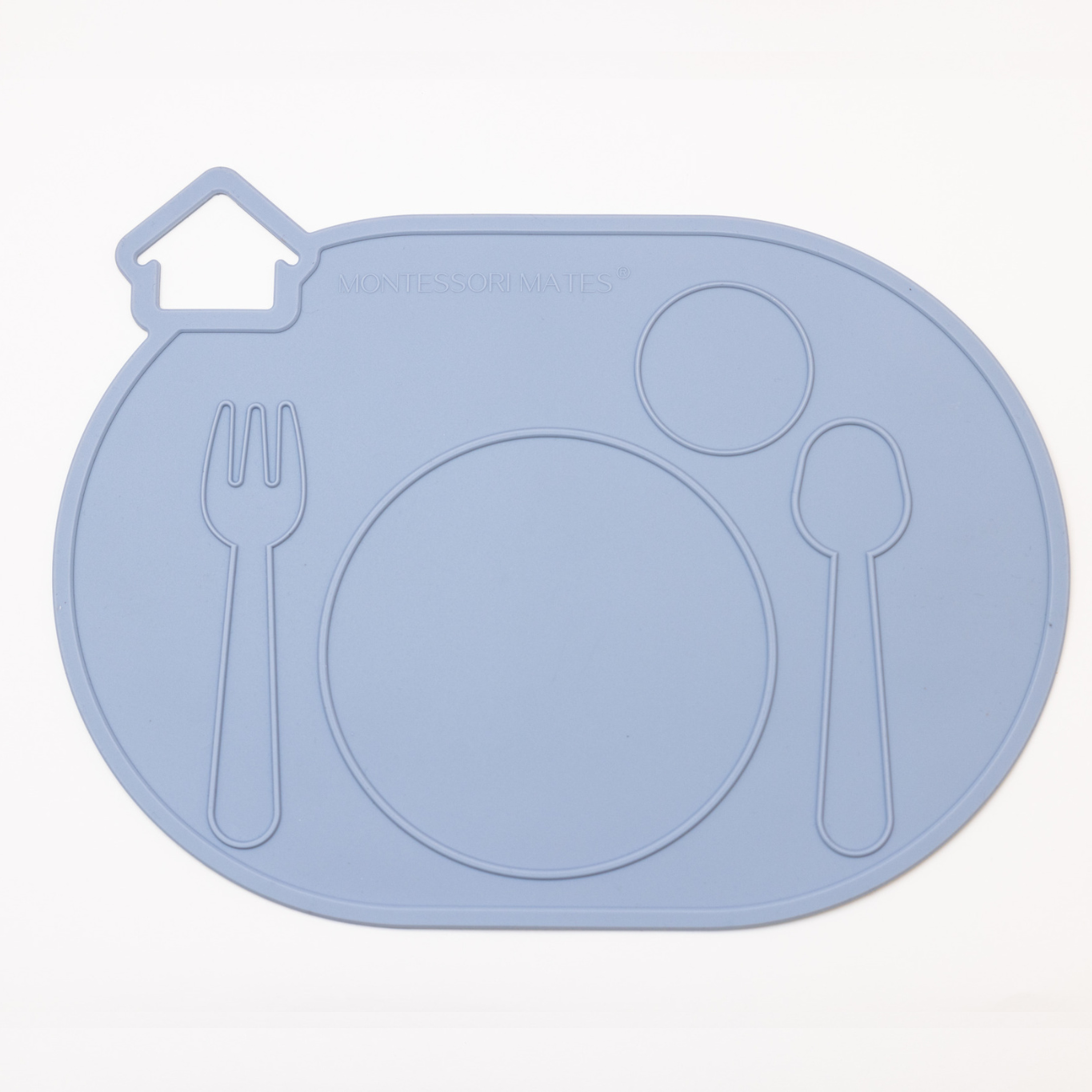Montessori Mates® Mini Silicone Montessori Placemat - Table Setting Guide