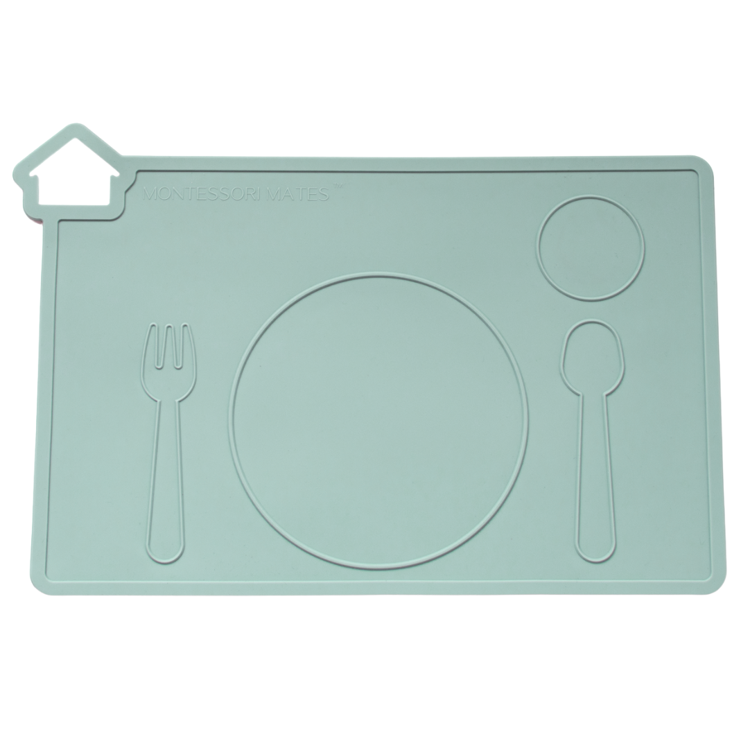 Montessori Mates® Silicone Montessori Placemat - Table Setting Guide